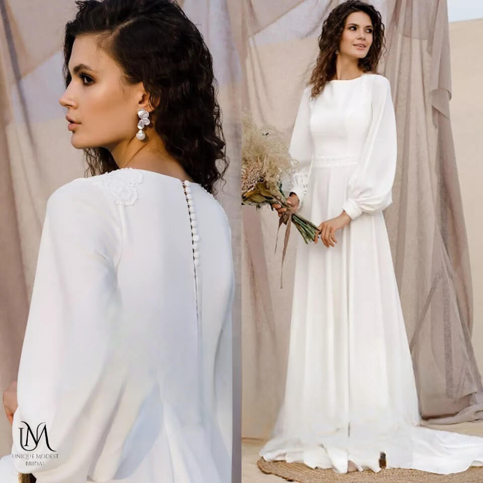 Fully Modest Pure Collection Catalog | Unique Modest Bridal